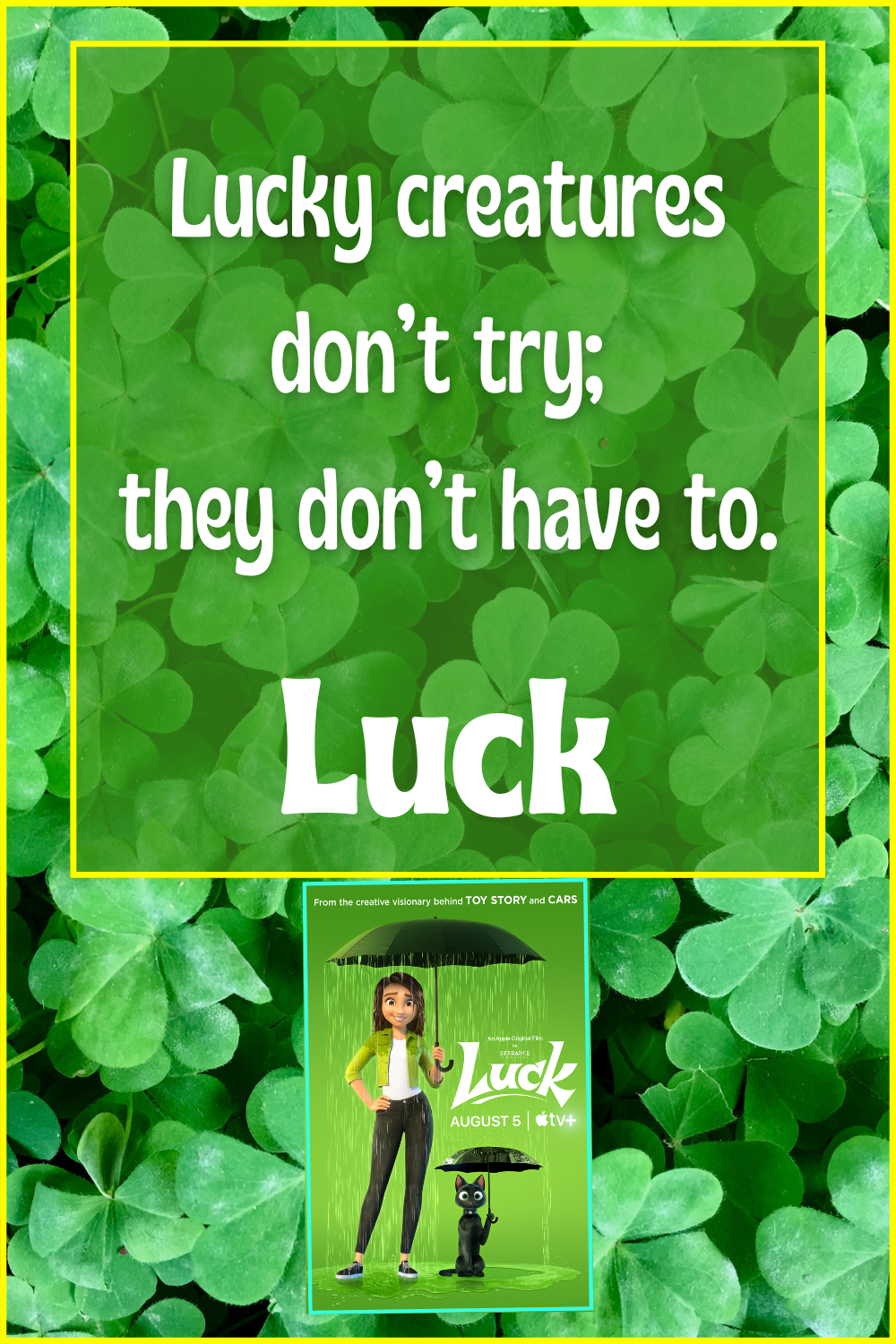3 Powerful Lessons from Luck - An Adoptive Parent Review of Luck Movie ...