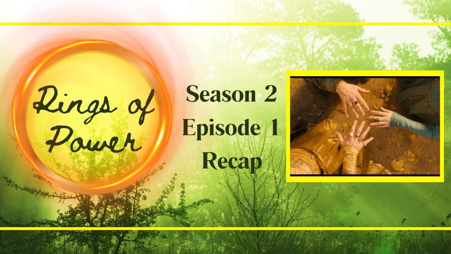 LOTR: The Rings of Power Season 2 Episode 1 Recap! - Down The Hobbit ...